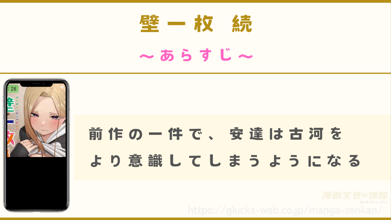 『壁一枚 続（untsuku）』を無料で読める漫画アプリやサイトを調査 | 漫画全巻の部屋